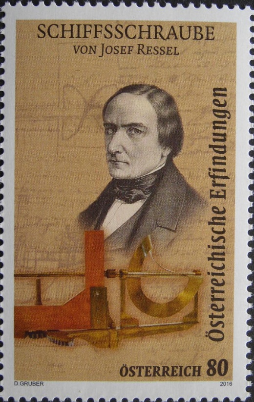 Josef Ressel - Filatelie, poštovní známky, známka, magazín o filatelii ...